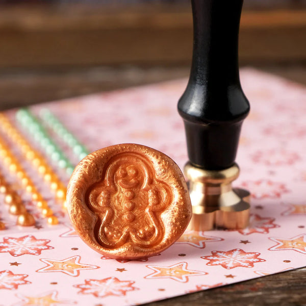 Gingerbread Man- Wax Stamper – Bumbleberry Papercrafts Ltd