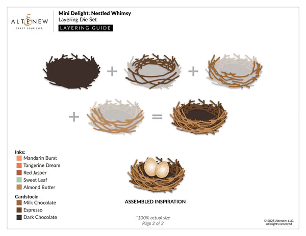Mini Delight: Nestled Whimsy Stamp & Die Set – Bumbleberry Papercrafts Ltd