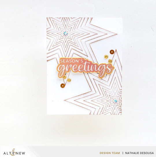 Stellar Cascade 3D Embossing Folder – Bumbleberry Papercrafts Ltd