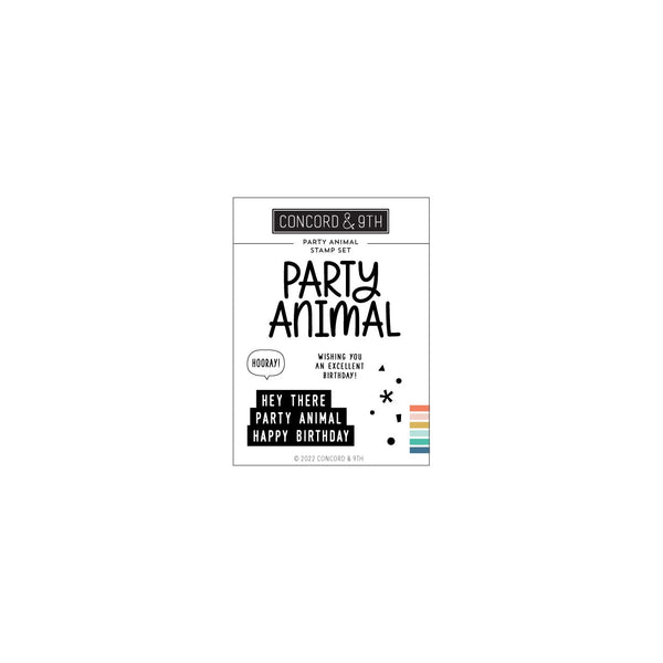 Party Animal Stamp Set (4 x 4) – Bumbleberry Papercrafts Ltd