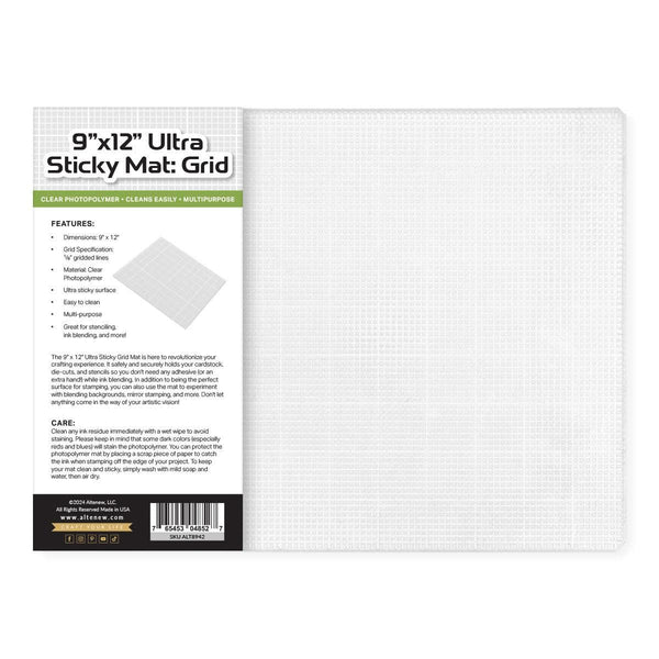 Stampwheel - 9"x12" Ultra Sticky Mat: Grid – Bumbleberry Papercrafts Ltd