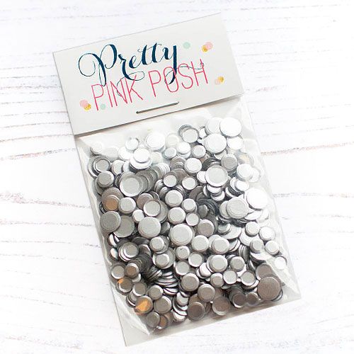 Matte Silver Confetti – Bumbleberry Papercrafts Ltd