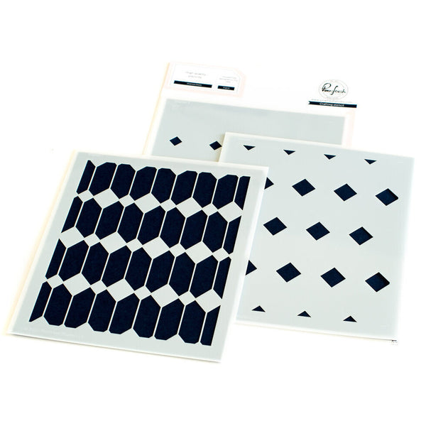 Stained Glass layering stencil – Bumbleberry Papercrafts Ltd