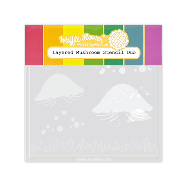 Layered Mushroom Stencil Duo – Bumbleberry Papercrafts Ltd