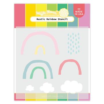 Rustic Rainbow Stencil – Bumbleberry Papercrafts Ltd