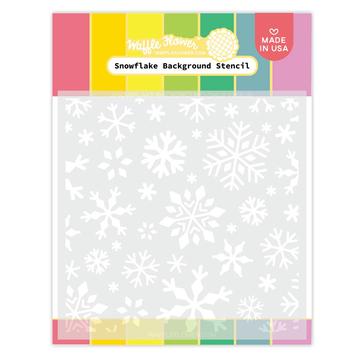 Snowflake Background Stencil – Bumbleberry Papercrafts Ltd