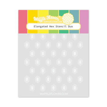 Elongated Hex Stencil Duo – Bumbleberry Papercrafts Ltd
