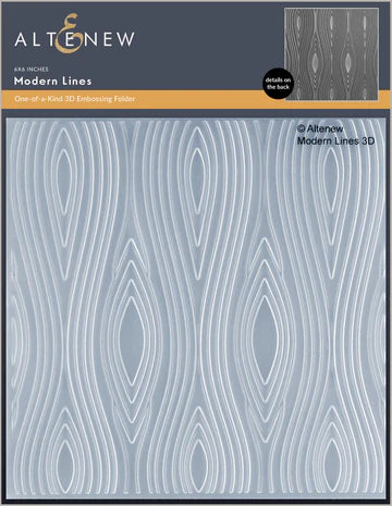 Modern Lines 3D Embossing Folder – Bumbleberry Papercrafts Ltd