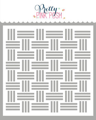 Basketweave Stencil – Bumbleberry Papercrafts Ltd