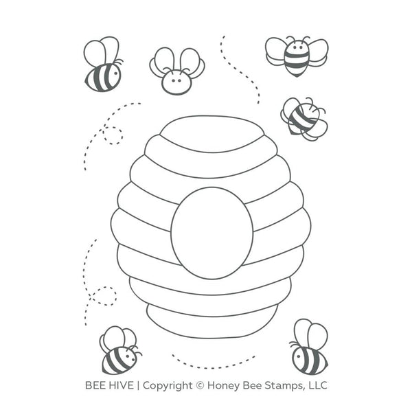 Bee Hive Stamp Set – Bumbleberry Papercrafts Ltd