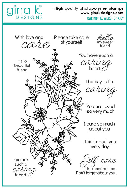 Caring Flowers Stamp Set – Bumbleberry Papercrafts Ltd