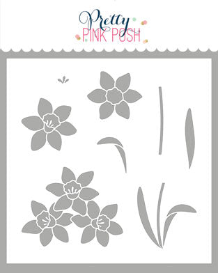 Daffodils Stencil – Bumbleberry Papercrafts Ltd