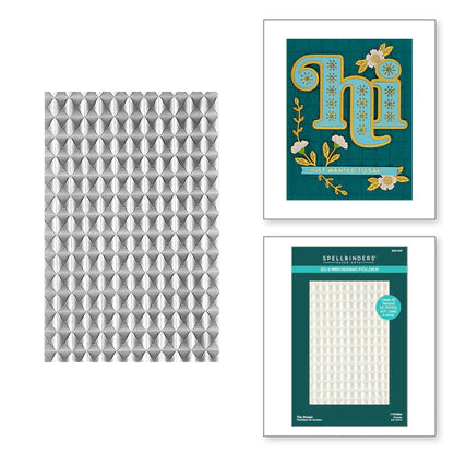 Tile Mosaic 3D Embossing Folder – Bumbleberry Papercrafts Ltd