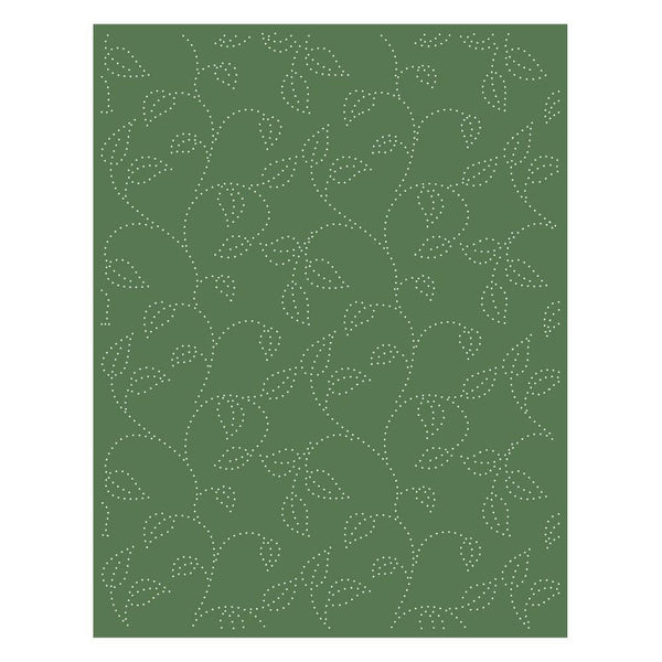 Swirling Leaves Pierced A2 Cover Plate – Bumbleberry Papercrafts Ltd