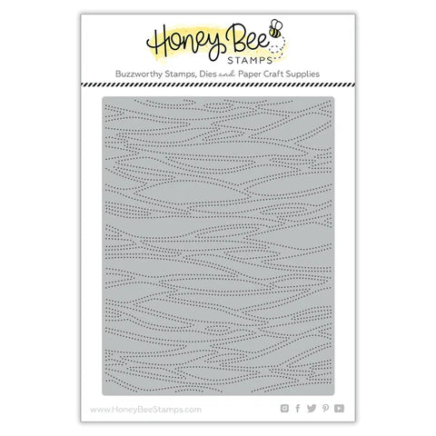Waves Pierced A2 Cover Plate | Honey Cuts – Bumbleberry Papercrafts Ltd