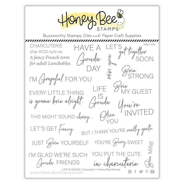 Life is Gouda | 6x6 Stamp Set – Bumbleberry Papercrafts Ltd