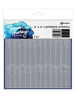 Candles Stencil – Bumbleberry Papercrafts Ltd