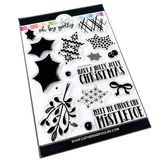 Jolly Holly Stamp Set 6x8 – Bumbleberry Papercrafts Ltd