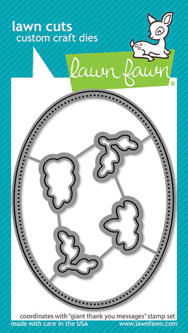 Giant Thank You Messages - Lawn Cuts – Bumbleberry Papercrafts Ltd