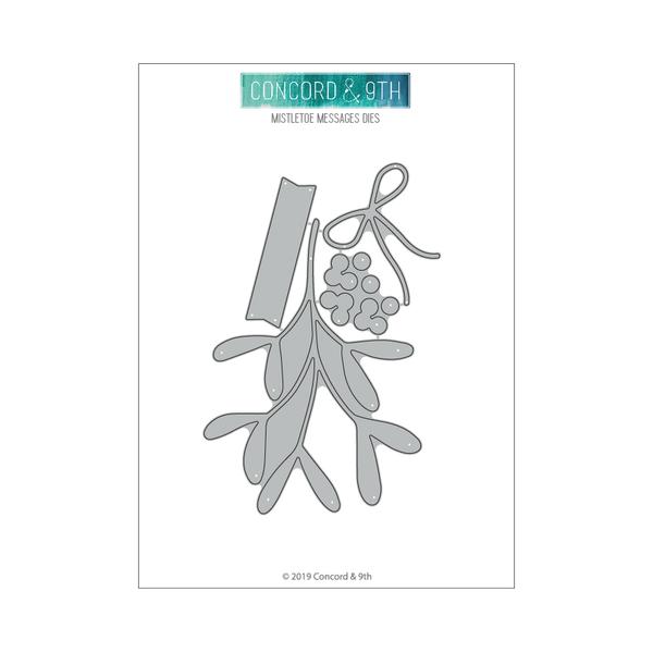 Mistletoe Messages Dies – Bumbleberry Papercrafts Ltd