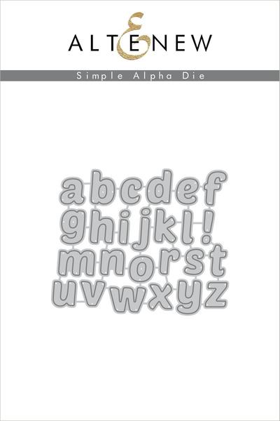 Simple Alpha Die Set – Bumbleberry Papercrafts Ltd