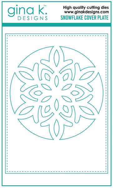 Snowflake Circle Cover Plate Die – Bumbleberry Papercrafts Ltd
