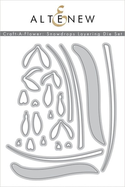 Craft-A-Flower: Snowdrops Layering Die Set – Bumbleberry Papercrafts Ltd