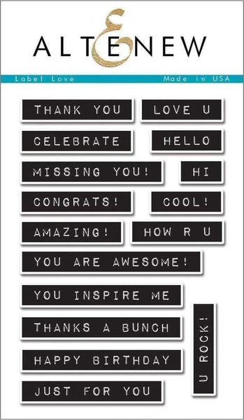 Label Love Stamp Set – Bumbleberry Papercrafts Ltd