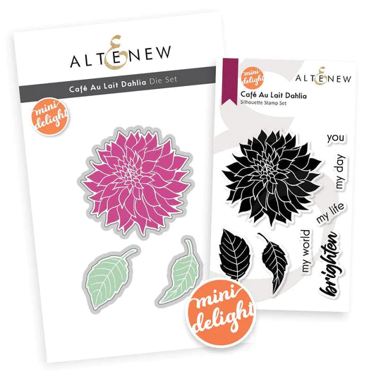 Mini Delight: Café Au Lait Dahlia Stamp & Die Set – Bumbleberry ...
