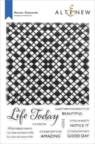 Mosaic Diamonds Stamp Set – Bumbleberry Papercrafts Ltd