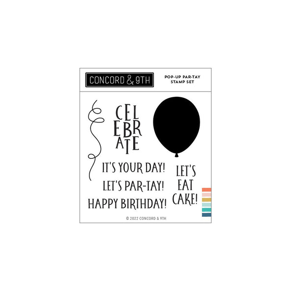 Pop-Up Par-Tay Stamp Set 4x4 – Bumbleberry Papercrafts Ltd